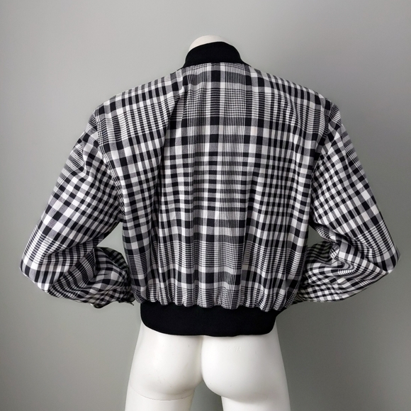 Escada | Jackets & Coats | Vtg Escada Check Plaid Reversible Baseball ...